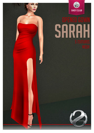 Second Life Marketplace Shey Sarah Opened Gown Demo