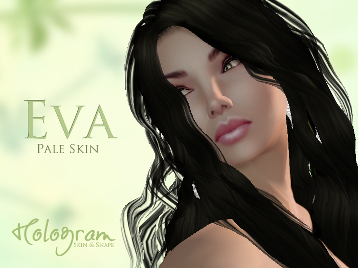 Second Life Marketplace Eva Pale Skin With 10 Shades Of Lipstick
