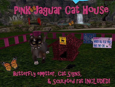 Second Life Marketplace - Cat Corral Pinkwood Pen SET