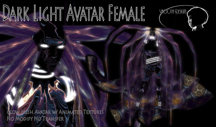 Second Life Marketplace - :SD: Dark Light Avatar female V2 (mesh)