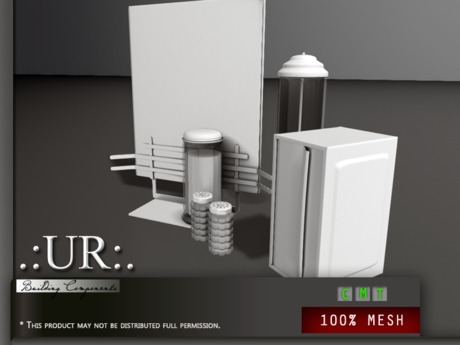 Second Life Marketplace - .:UR:. The Diner - Table Assortment (full ...