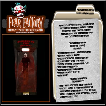 Second Life Marketplace - Fear Factory (Scary Animatronics)