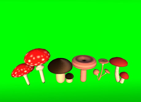 Second Life Marketplace - New 10 original textured sculpted mushrooms ...