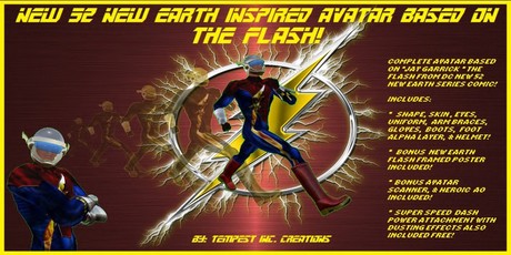 Second Life Marketplace - Avatar Inspired by NEW 52 NEW Earth FLASH