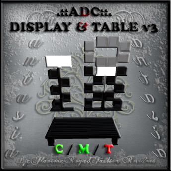 Second Life Marketplace - DISPLAY & TABLE v3