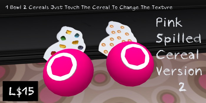 Second Life Marketplace - Pink Cereal Spill Prank 2