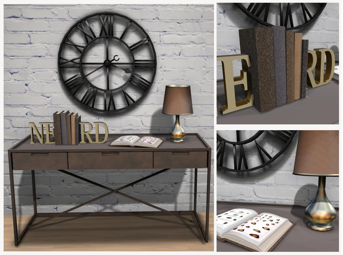 Second Life Marketplace - LISP - Charlotte Nerd Desk Set