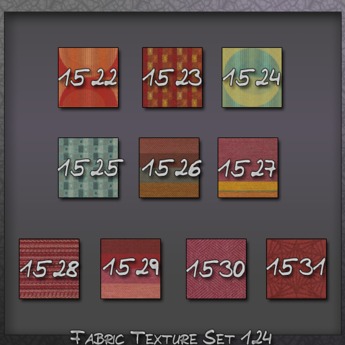 Second Life Marketplace - SZ - Seamless Fabric Textures Set 124