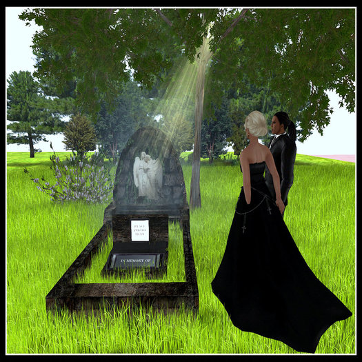 Second Life Marketplace - In Memory Of.. (A memorial with angels for a ...