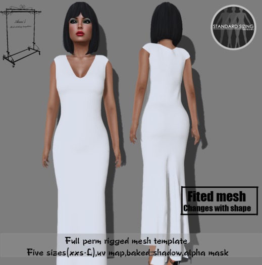 Second Life Marketplace - Anni's -Full perm mesh dress with tail