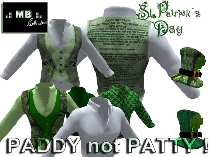 Second Life Marketplace - .: MB :. MENs MESH-Double Vest with Shirt ...