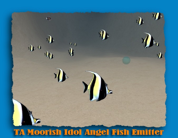 Second Life Marketplace - TA Moorish Idol Angel Fish Emitter