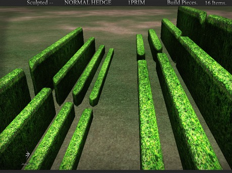 Second Life Marketplace - S7 Normal Hedge 1PRIM MODIFY©