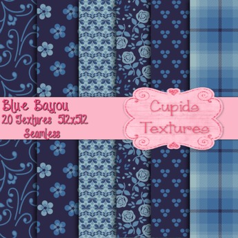 Second Life Marketplace - *Cupids Textures * 20 BLUE BAYOU