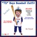 Second Life Marketplace - *TD* Boys Baseball Outfit