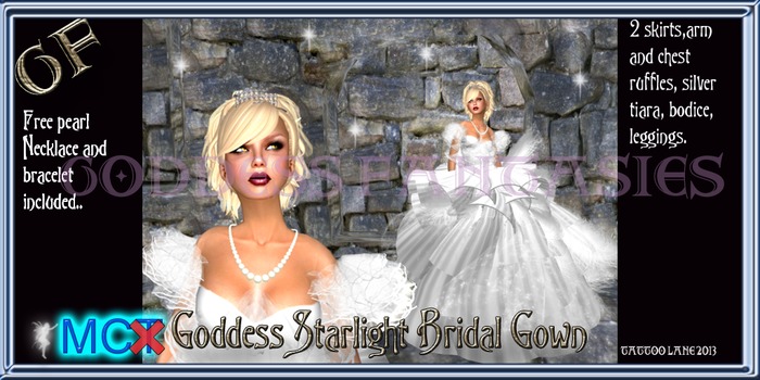 Second Life Marketplace - Goddess Starlight Bridal Gown
