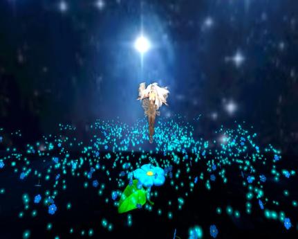 Second Life Marketplace - Box "Magic Blue Flower" by Lucylla Seerose