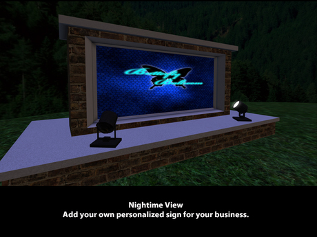 Second Life Marketplace - blueFox Retail Info Sign
