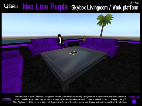 Second Life Marketplace - Gaagii - Neo Line Purple ::SKYBOX::