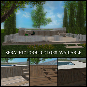 Second Life Marketplace - Seraphic Multi level deck Mediumwood(Modern ...