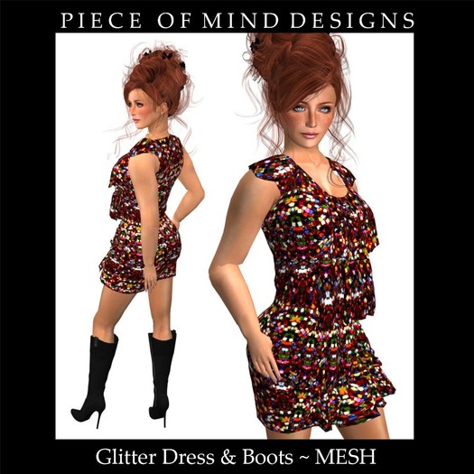 Second Life Marketplace - Confetti dress demos