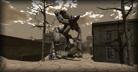 Second Life Marketplace - Destroyed Battle Droid - Statue
