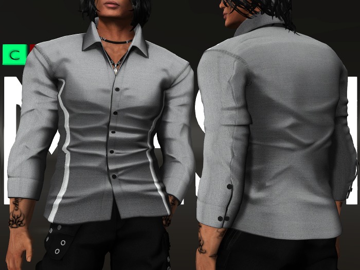Second Life Marketplace - *S.D* Fitted & Standard Mesh Light Grey ...