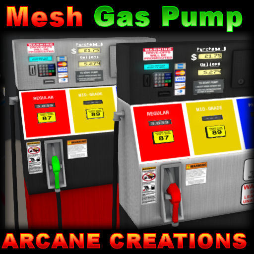 Second Life Marketplace - Mesh Gas Pump