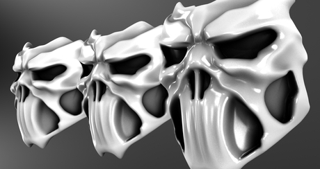 Second Life Marketplace - [GW] Skull Mask White