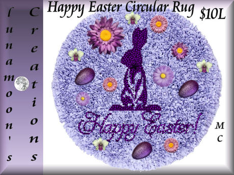 Second Life Marketplace - Happy Easter Circular Rug