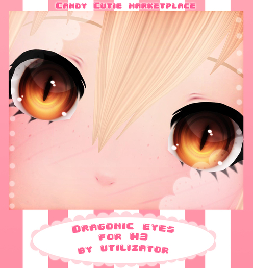 Second Life Marketplace - (Updated!) .:CandyCutie:. Dragonic Eyes V1 ...
