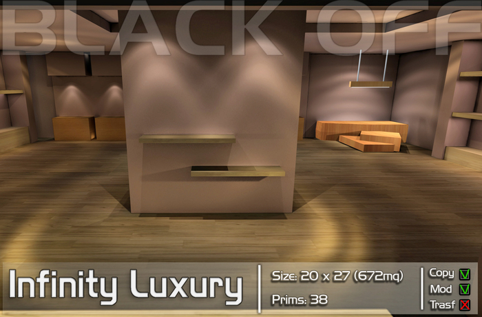 Second Life Marketplace - *BlackOff* Infinity Luxury Shop 38Prim 672mq