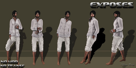 Second Life Marketplace - EXPOSES - MALE MODEL PACK 01 NT