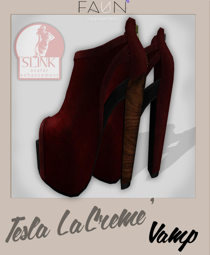 Second Life Marketplace - -FAUN- Tesla - LaCreme' Heel -Vamp-