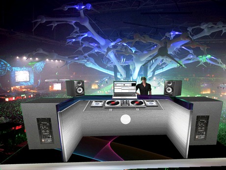 Second Life Marketplace - DJ BOOTH "DJ IN DA HOUSE"