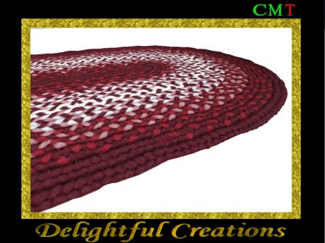 Second Life Marketplace - Braided Oval Rugs 2, 12 styles - Sculpted