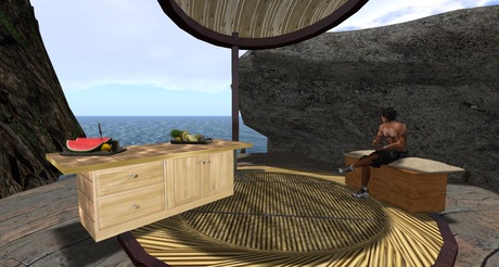 Second Life Marketplace - Gold Breakfast Bar v1.2