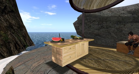 Second Life Marketplace - Gold Breakfast Bar v1.2