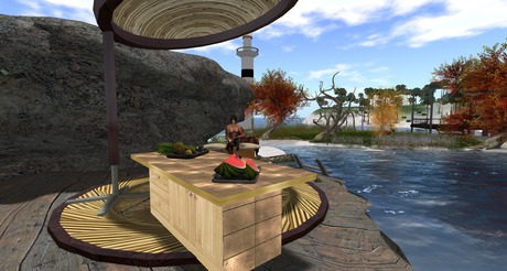 Second Life Marketplace - Gold Breakfast Bar v1.2