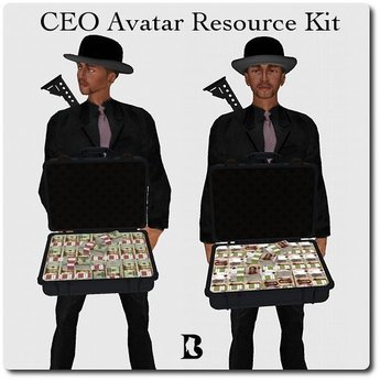 Second Life Marketplace - New World Order CEO Avatar Resource Kit