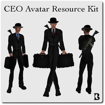 Second Life Marketplace - New World Order CEO Avatar Resource Kit