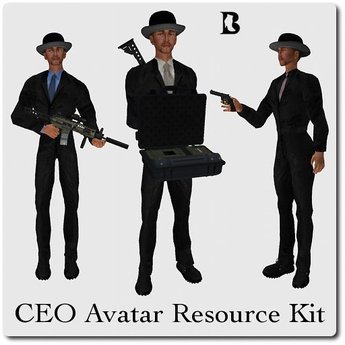 Second Life Marketplace - New World Order CEO Avatar Resource Kit