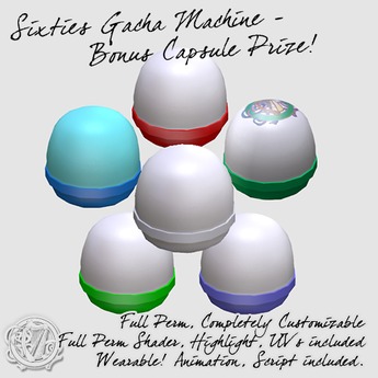 Second Life Marketplace - R(S)W 60s Gacha Machine For Event Hosts - No ...