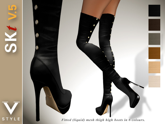 Second Life Marketplace - .: SKt V.5 - Neutral Textures :. Thigh High ...