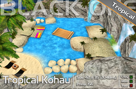 Second Life Marketplace - *BlackOff* Tropical Kohau - Paradise for your ...