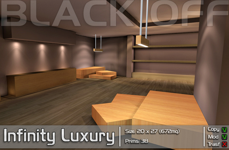 Second Life Marketplace - *BlackOff* Infinity Luxury Shop 38Prim 672mq