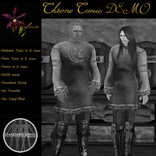 Second Life Marketplace - The Ironflower - Throne Tunic DEMO
