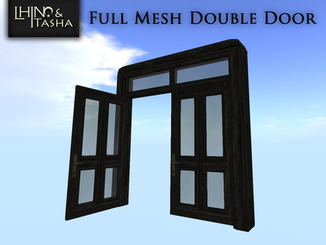 Second Life Marketplace - [L&T] - Double Door (Mesh)