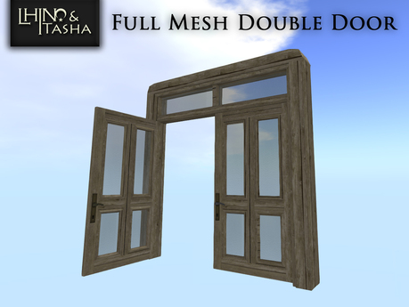Second Life Marketplace - [L&T] - Double Door (Mesh)