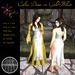 Second Life Marketplace - The Ironflower - Celtic Dress in Goldenrod and White